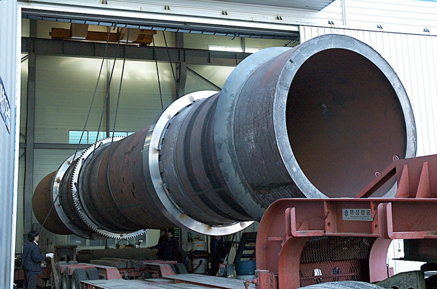 로터리킬른 로타리킬른 Rotary Kiln 회전로 회전식 소각로 로터리킬른 고형화연료보일러용 로터리킬른 대철기계공업